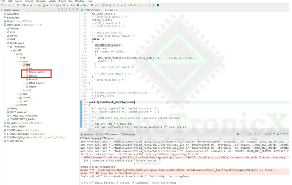 STM32 Ethernet Example - HTTP Server Part 1